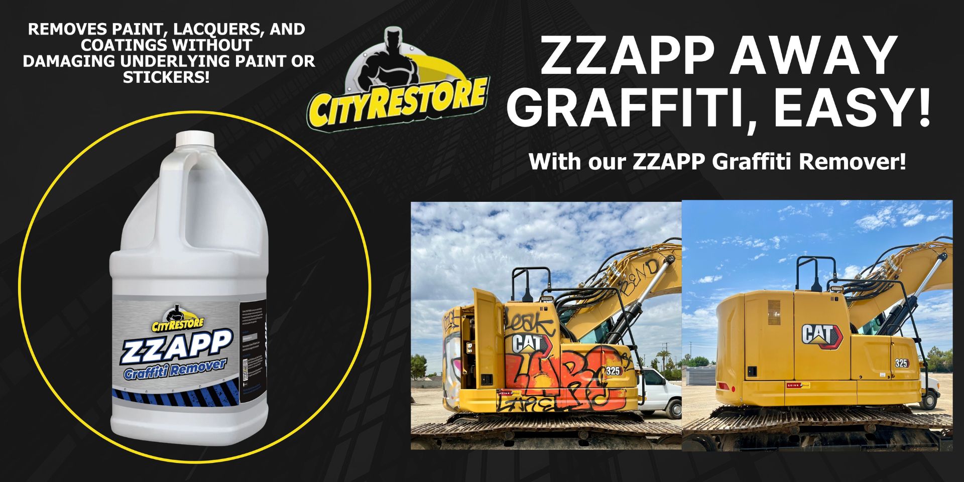 Effortlessly Remove Graffiti with ZZAPP Graffiti Remover – City Restore